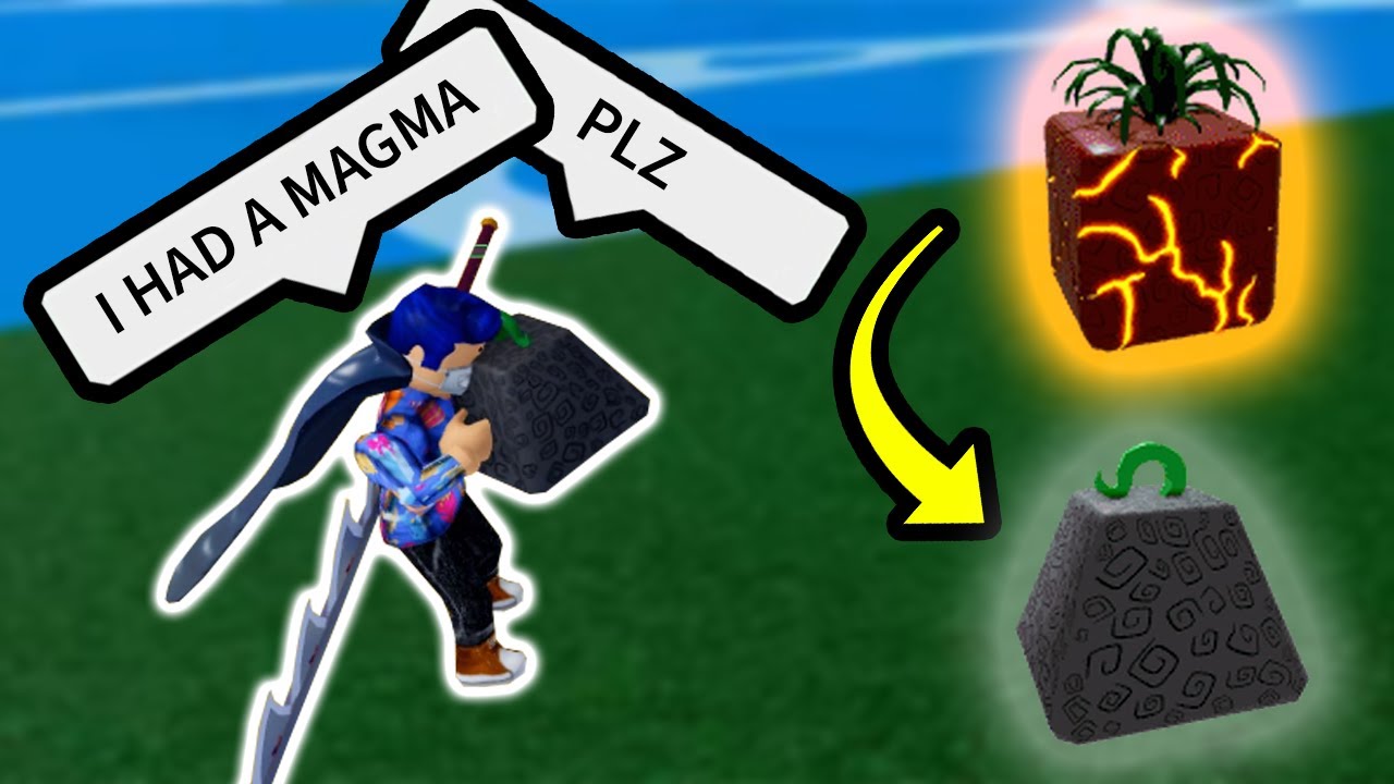 I Tricked A Magma User Into Eating Kilo Fruit - YouTube