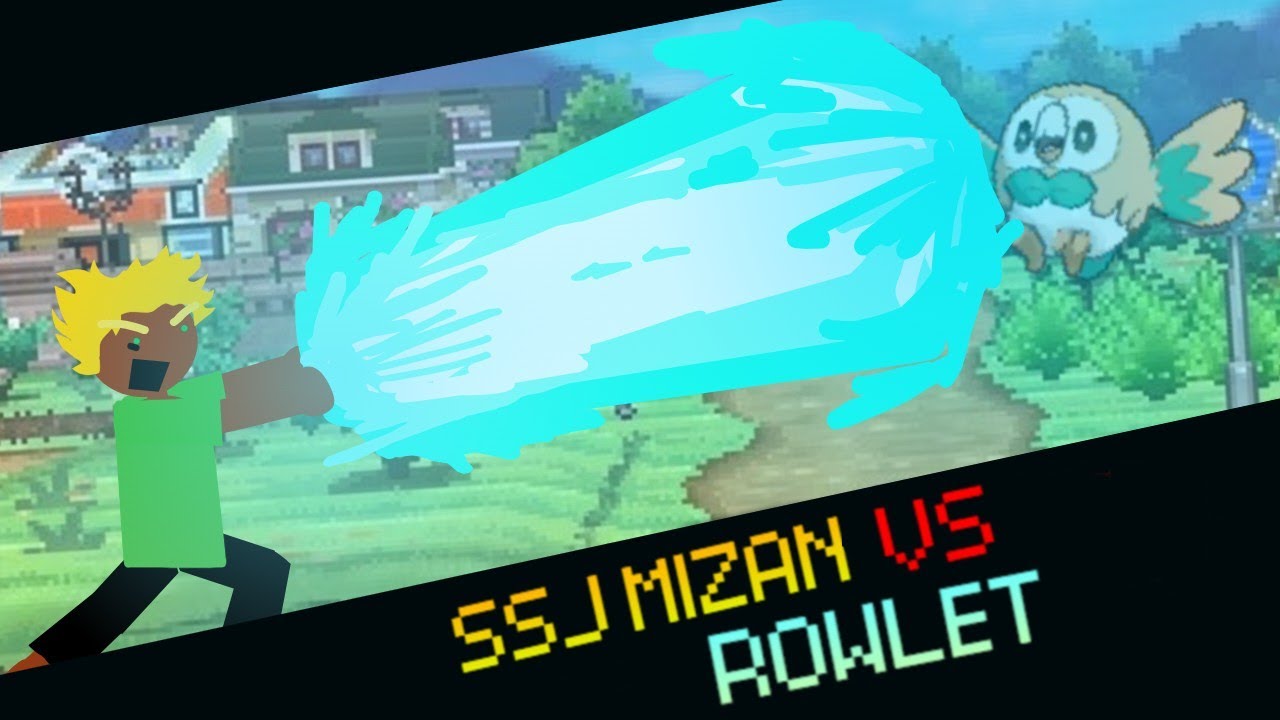 Super Saiyan vs Rowlet // Animated Fight Scene - YouTube