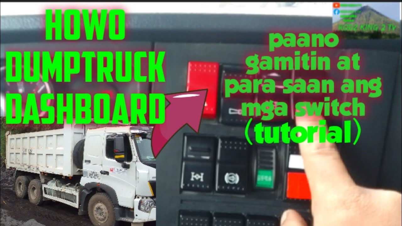 HOWO DUMPTRUCK PTO and SWITCH - YouTube