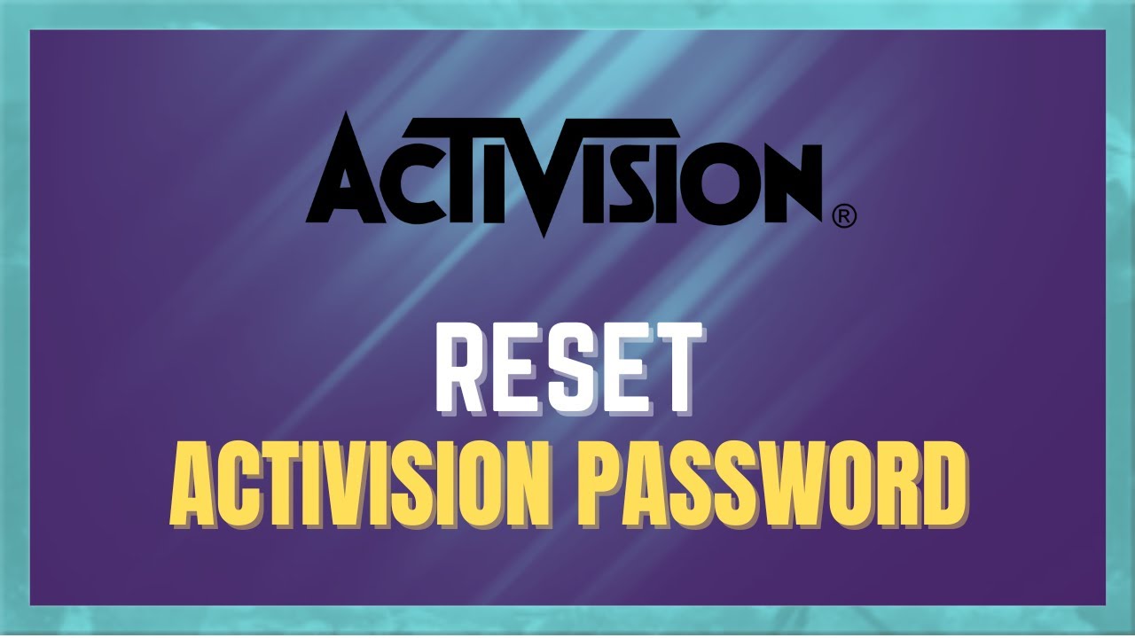 How To Reset Activision Password - (2024) - YouTube
