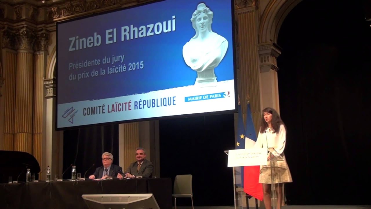 Prix de la Laïcité 2015 - Vidéo du Discours de Zineb El Rhazoui - YouTube