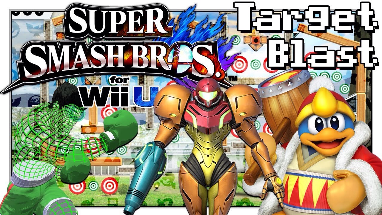 Super smash bro wii u target blast - YouTube