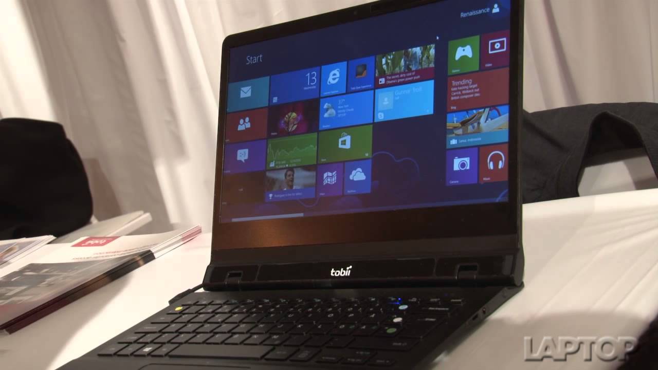 Hands On With The World's First Eye Controlled Laptop Prototype - YouTube