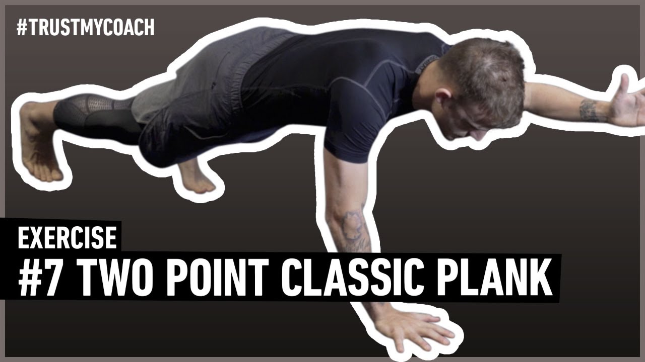 The Two-Point Classic Plank Exercise for Core Strength, Stability ...