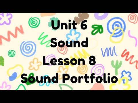 Grade 1 Science - Unit 6, Lesson 8: Sound Portfolio - YouTube