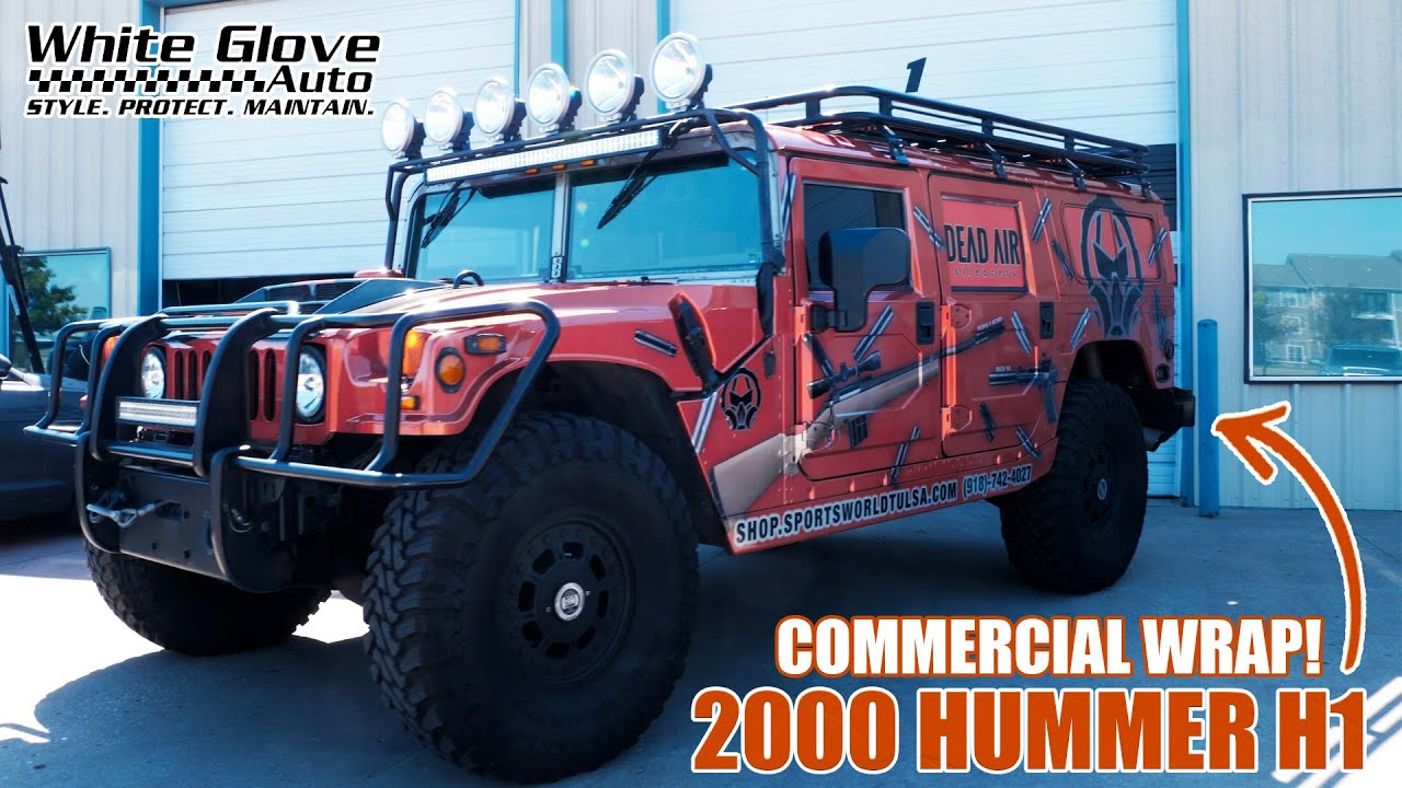 2000 Hummer H1 | Full Body Commercial Vinyl Wrap - YouTube