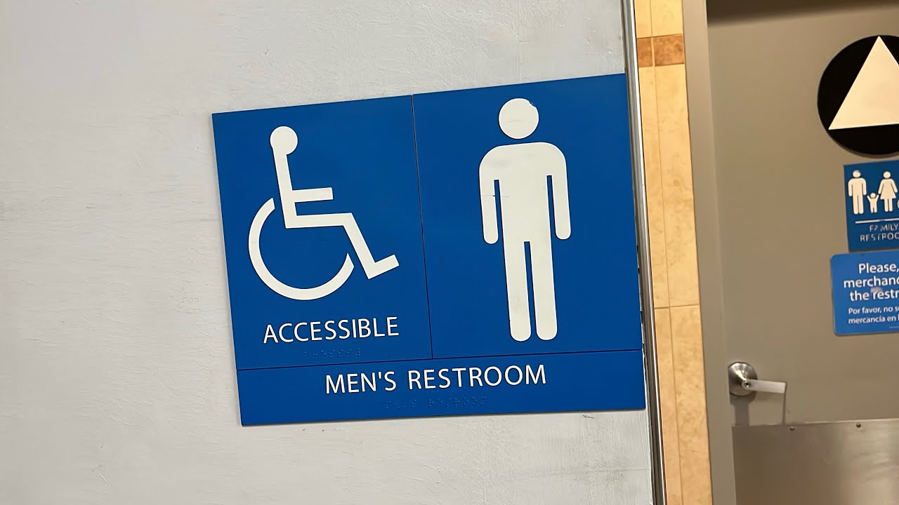 Walmart Men’s Restroom Revisit! - YouTube