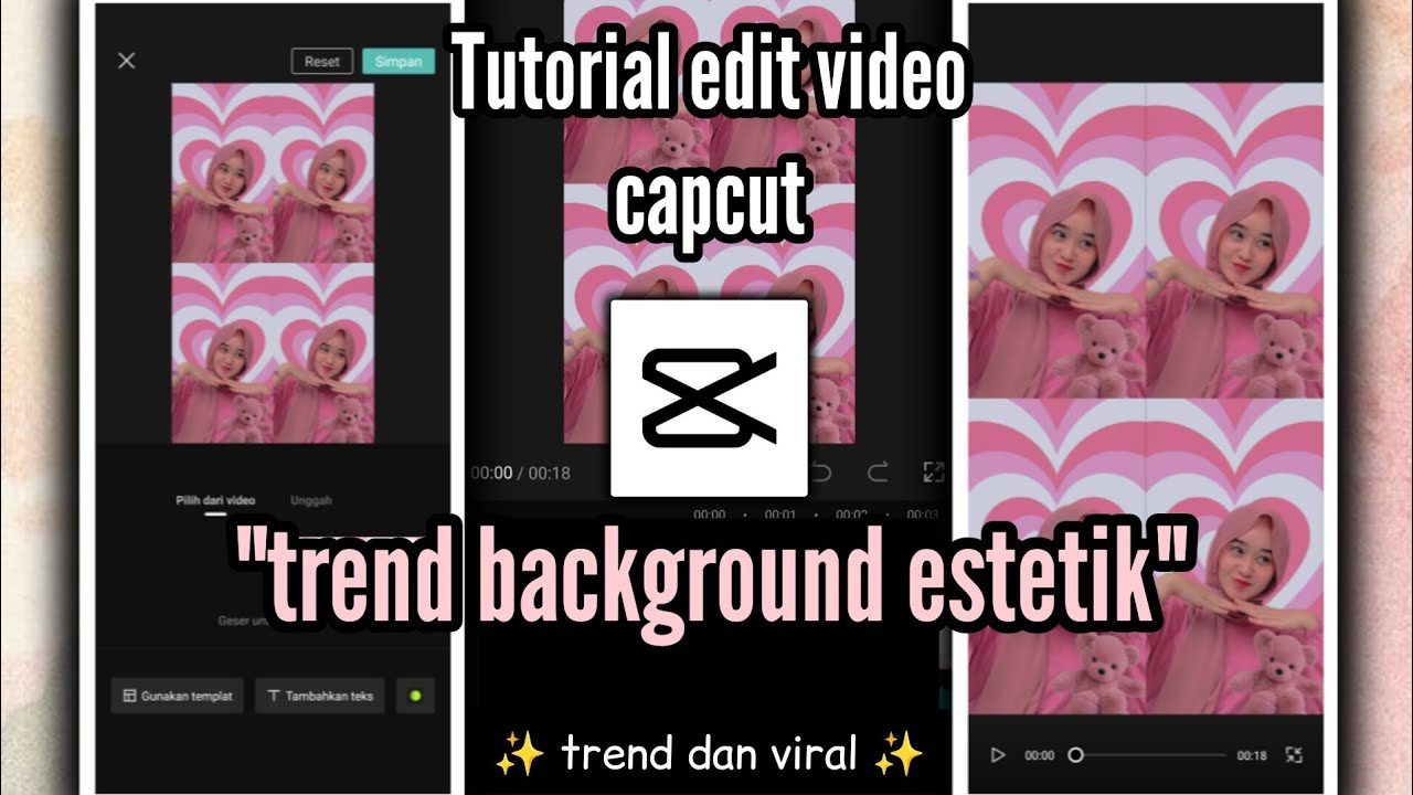 tutorial edit video capcut| Trend background estetik| yang lagi trend ...