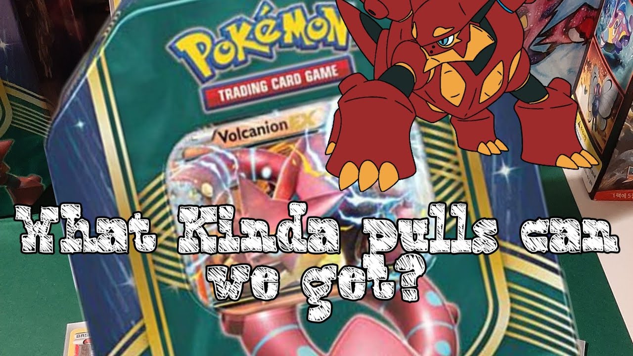 Pokemon Opening Volcanion EX Tin - YouTube