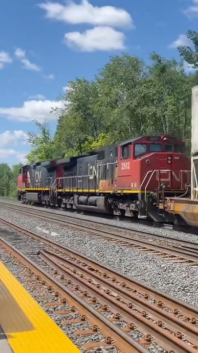 The Last Time Seeing CN 2512 Before It Went Into Storage #throwback #cnrailway #train #cntrain # ...