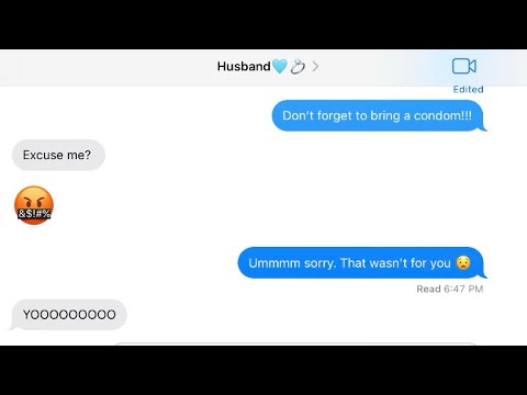 SENT THE WRONG TEXT MESSAGE!! - YouTube