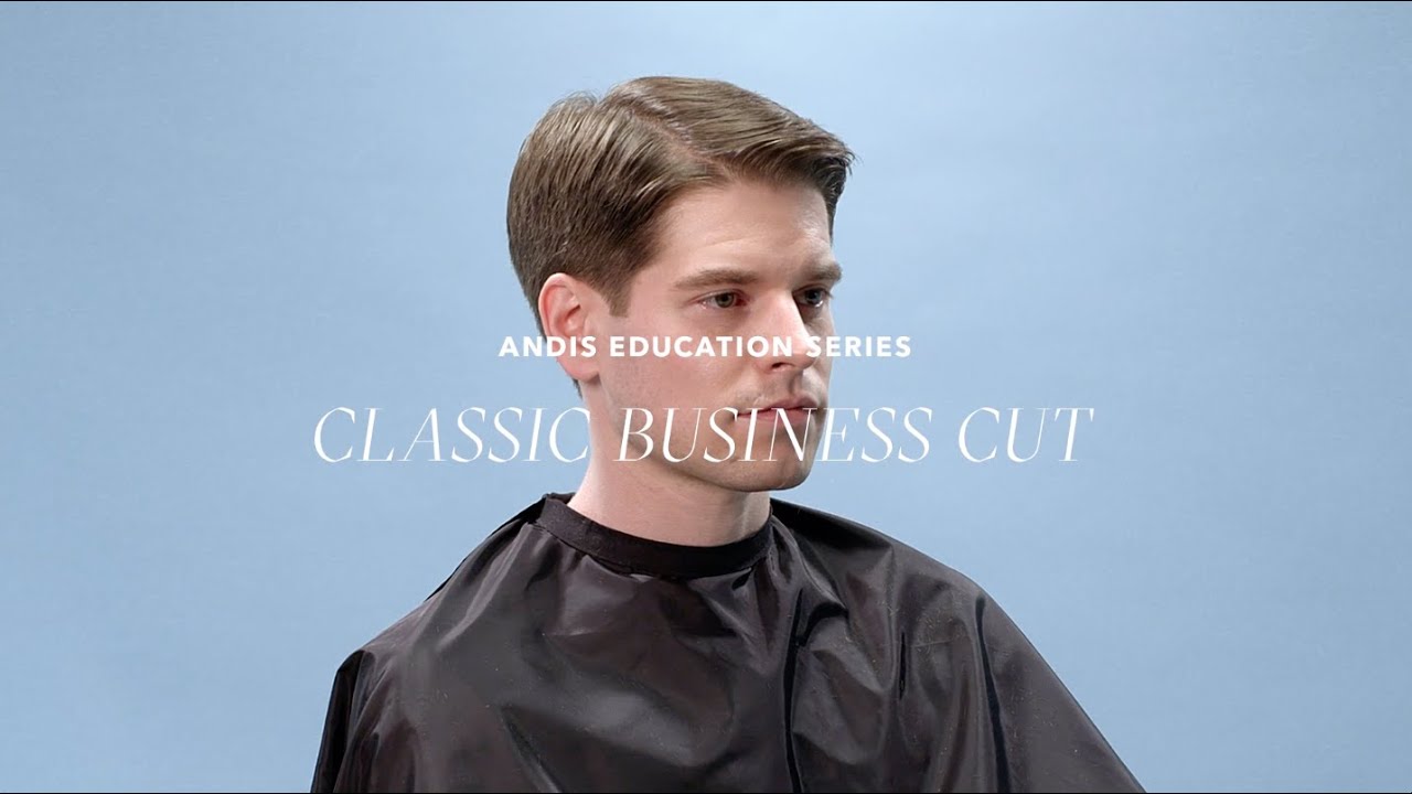 HOW TO CREATE THE CLASSIC BUSINESS CUT AT HOME | ANDIS - YouTube