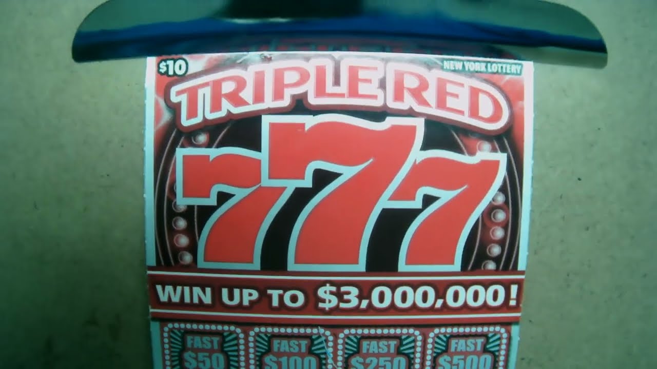 $10 session with new Triple Red 777's ticket (The Lottery must LOVE ...