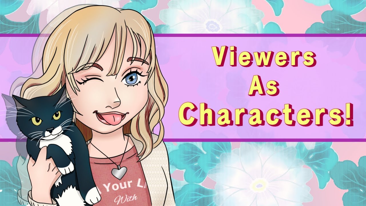 Drawing Viewers as Characters: Draw with me - speed paint - YouTube