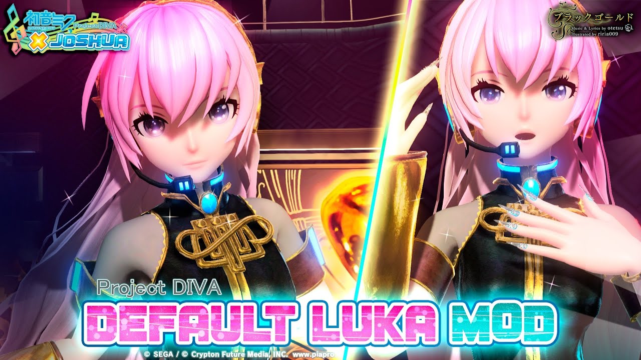 Project DIVA MM+ MOD DOWNLOAD 】 Default Luka: JOSHUA EDIT Mod | Black ...