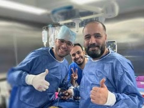 Left cornual ectopic pregnancy by Laparscopyمنظار بطن ازالة حمل قرنى د ...