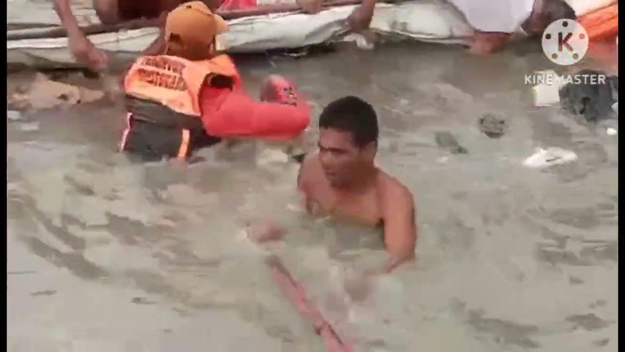 Bangkang Biyahing Talim Island Lumubog sa may Brgy.Kalinawan Binangonan,Rizal - YouTube