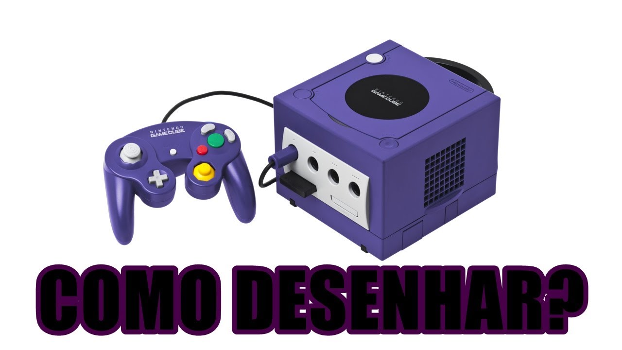 COMO DESENHAR UM GAMECUBE (SIMPLES) - YouTube