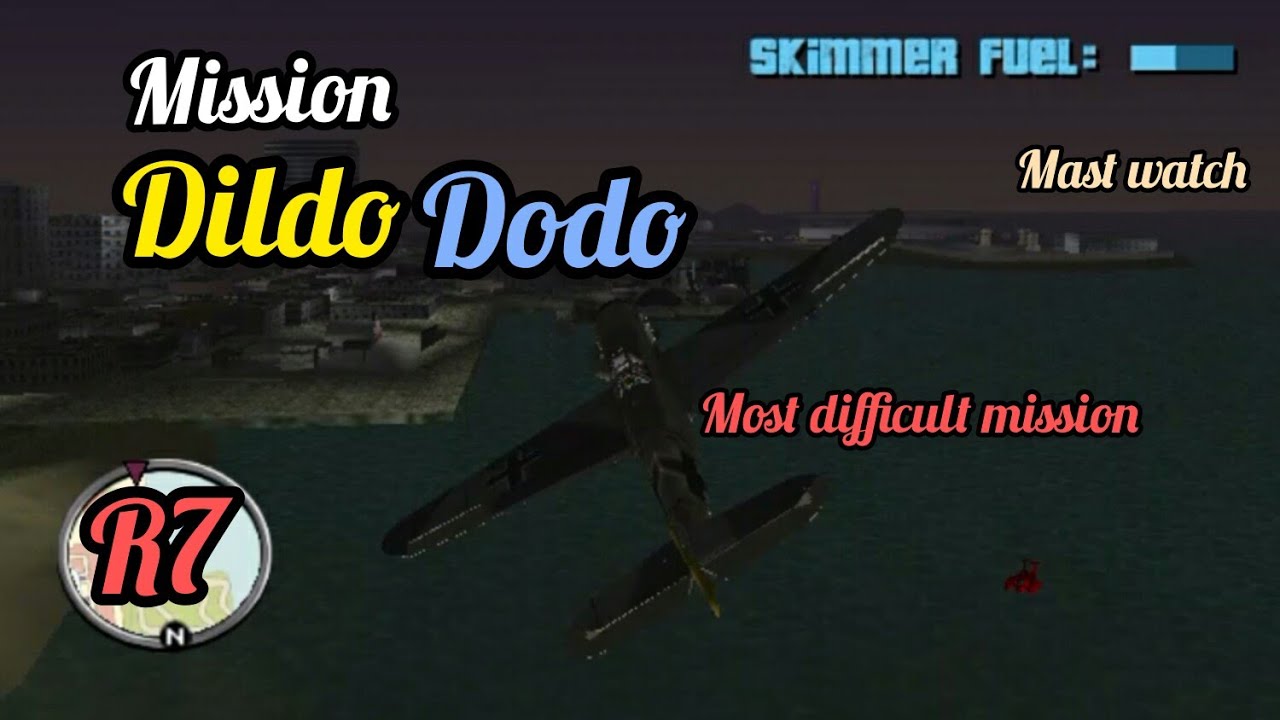 Dildo Dodo... mission.. #gta.. #vicecity... R7.. gameplay.. mast watch ...
