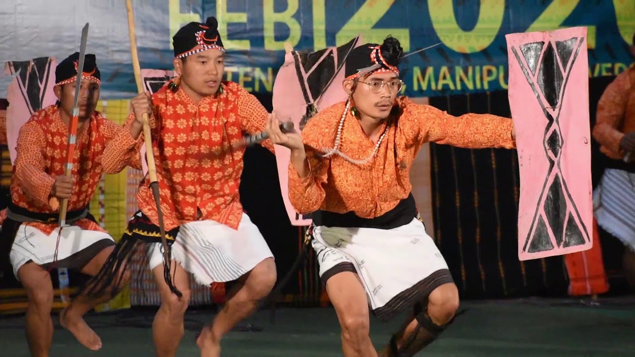 Maring War Dance || Maring Students' MU || 8th Naga Meet || Manipur ...