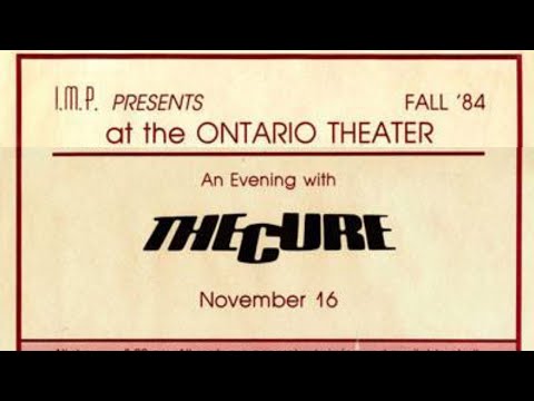 The Cure - Ontario Theater, Washington, DC, USA, 16 nov 1984 FULL LIVE CONCERT
