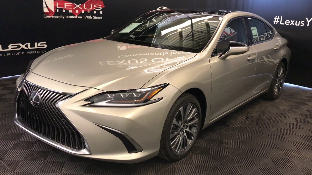 Tan 2019 Lexus ES 350 Luxury Package Review Edmonton Alberta - Lexus of ...