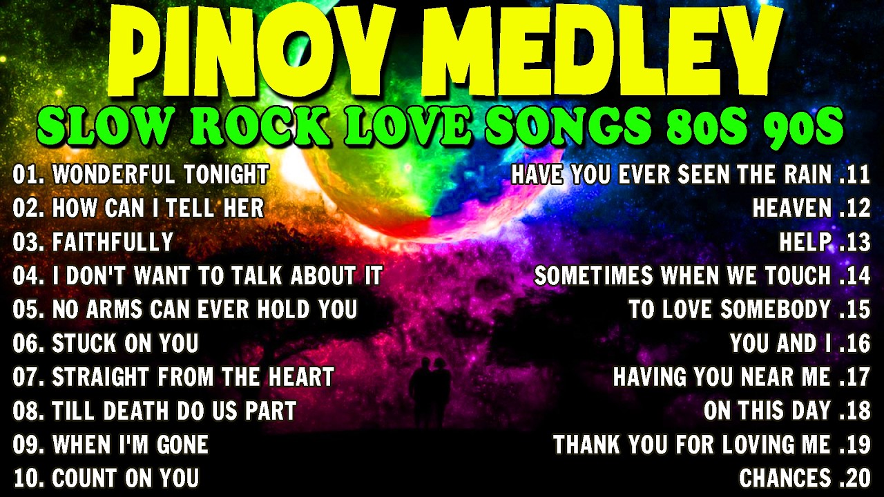 NONSTOP SLOW ROCK PINOY MEDLEY 2024 🌈 SOFT ROCK COLLECTION 2024 💦 MGA ...
