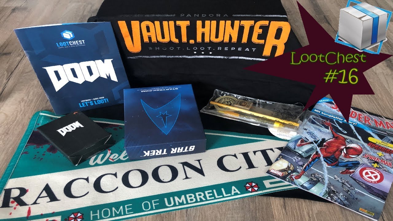 LootChest Unboxing 🎁 März'20 🎁 #16 - YouTube