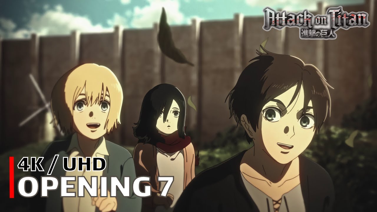 Attack on Titan - Opening 7 【The Rumbling】 4K / UHD Creditless | CC - YouTube