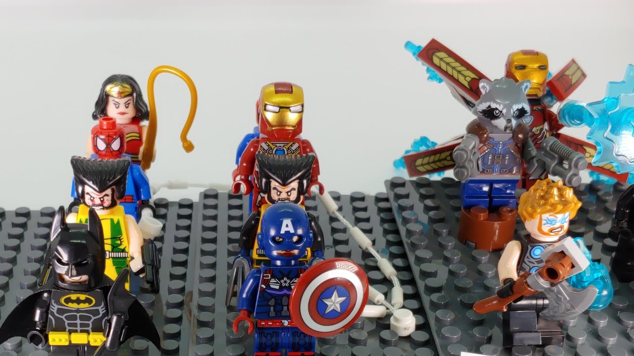 Lego Marvel DC Lepin vs Lele vs LebQ vs MIing ( Lego KO ) minifigure ...
