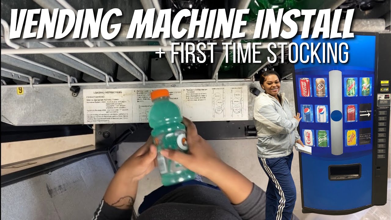 Installing My Vending Machine + First Time Stocking | Medusa Ali - YouTube