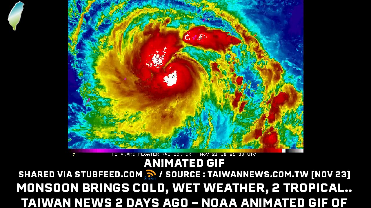 Monsoon brings cold, wet weather, 2 tropic... - YouTube