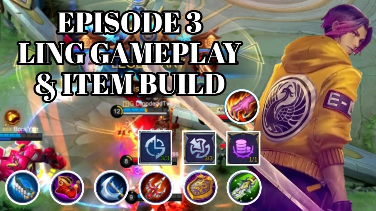 Ling Mobile Legends Gameplay and Item build - YouTube