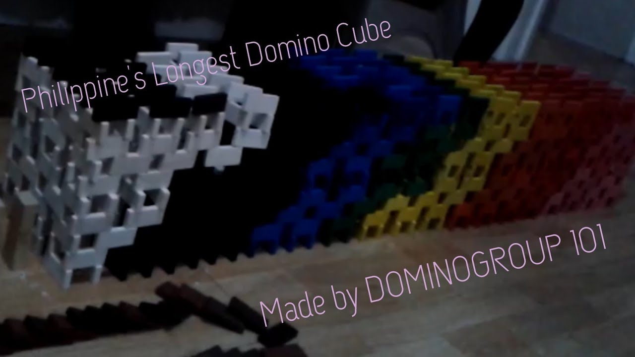 Federation of Dominoes - The Longest Domino Cube in The Philippines ...