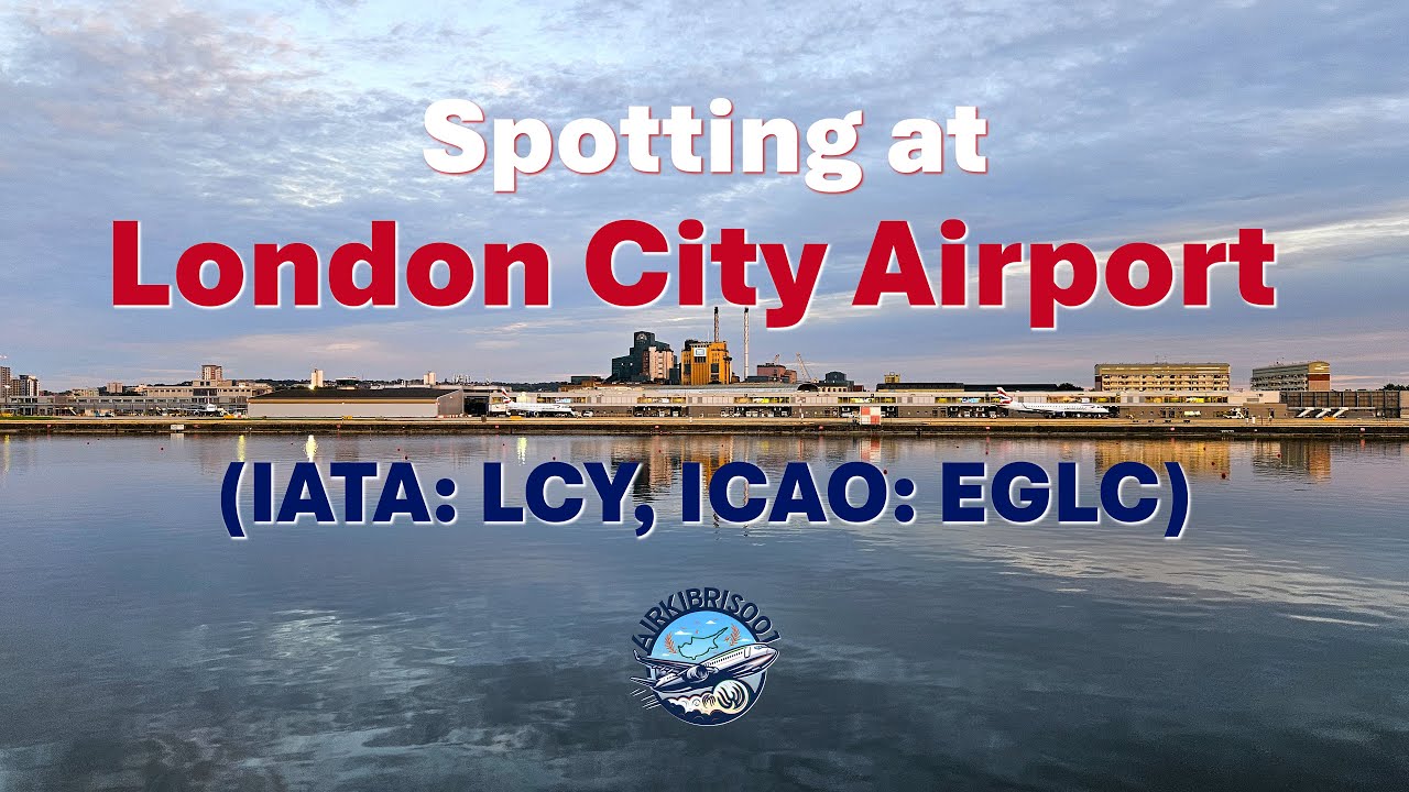 Spotting at London City Airport (EGLC) - YouTube