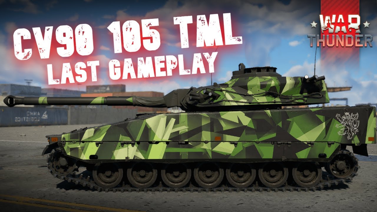 [WT] CV90 105 TML | "The last ride of the TML" | #warthunder - YouTube