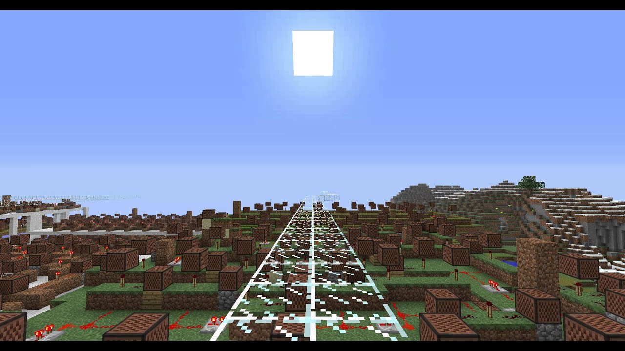 Scary monsters and nice sprites - Note block version [MINECRAFT] - YouTube