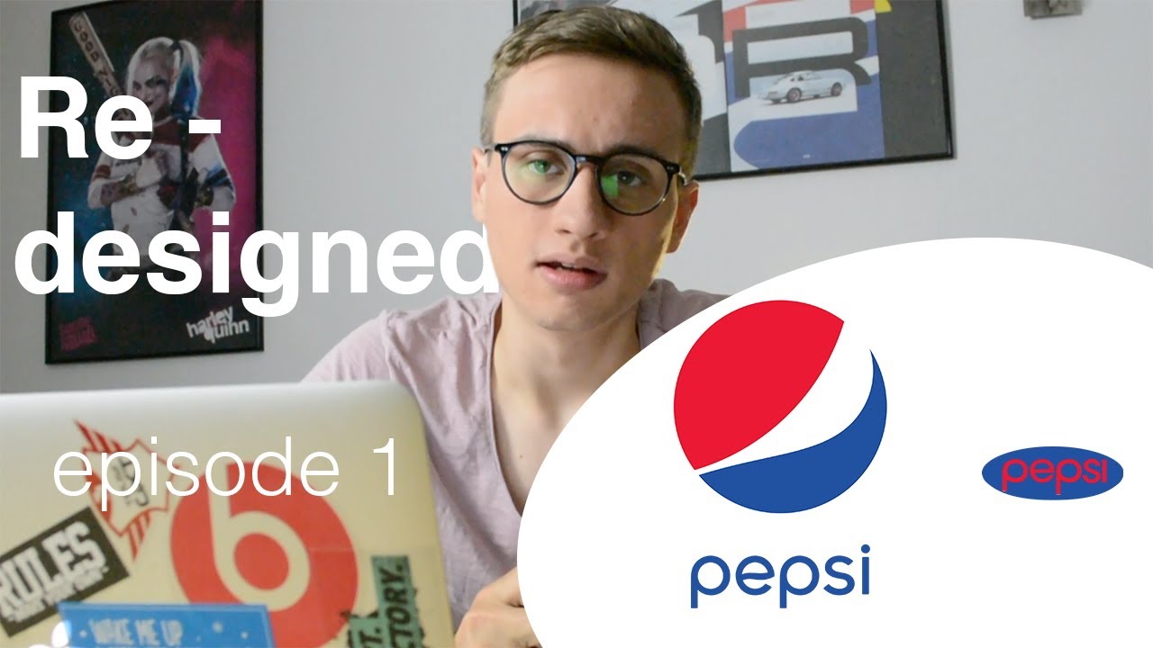 *Famous Logo* Redesign | Pepsi Logo redesigned | redesigned episode 5 ...