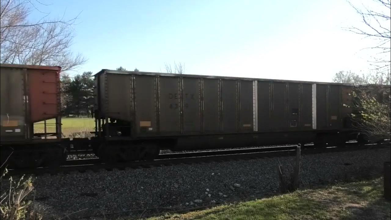 BNSF 8787 West in Wyanet, IL 12/3/21 - YouTube