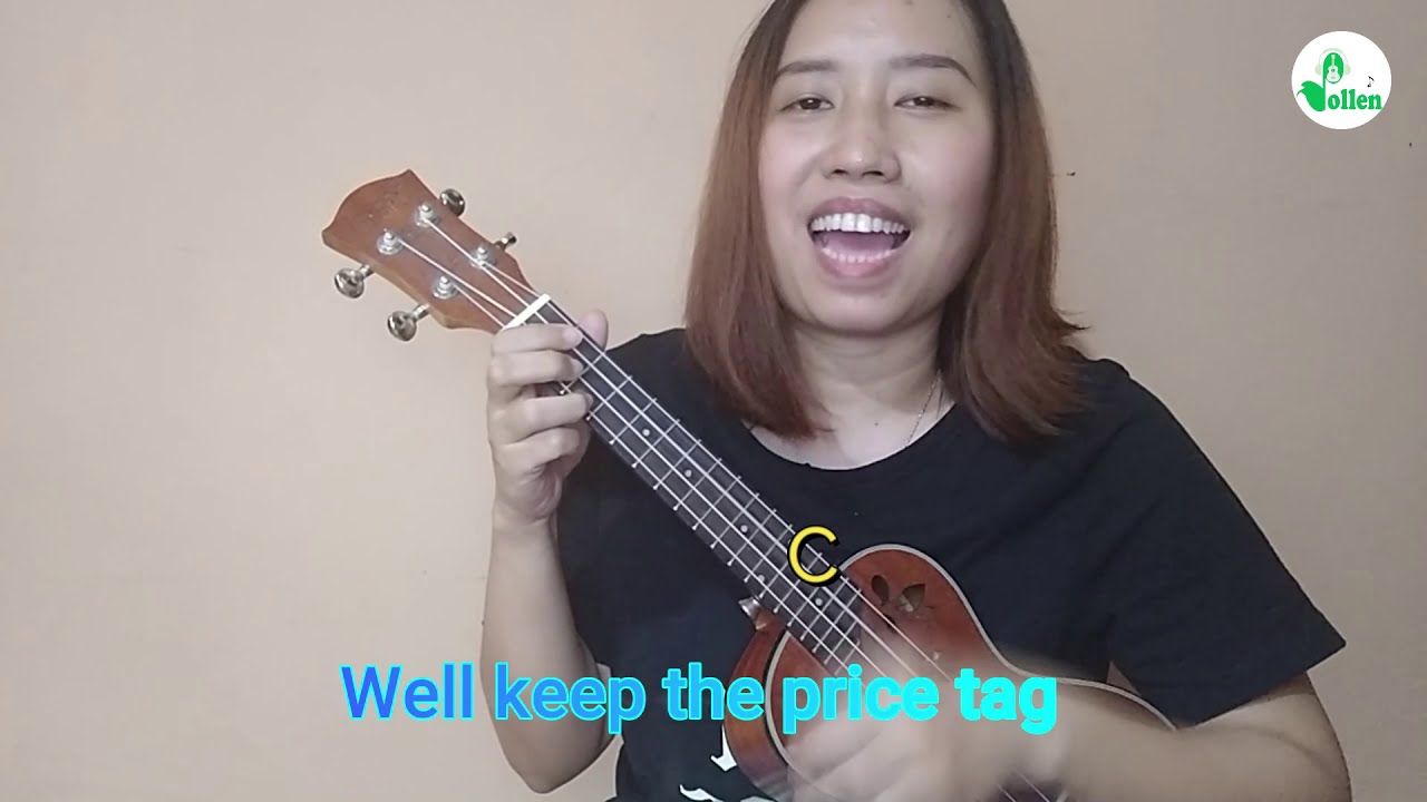 Price Tag Cover - Pollen Ukulele Tutorial - YouTube