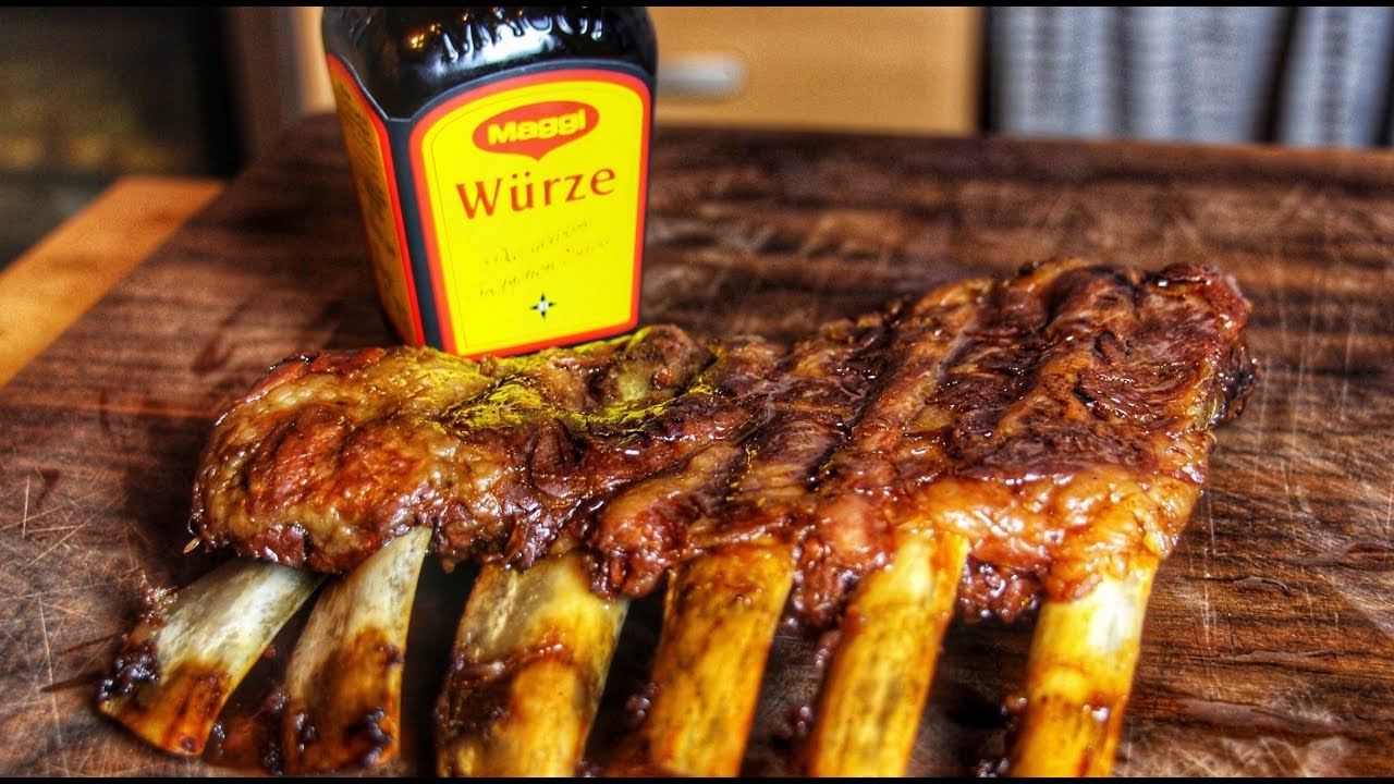 MAGGI RIBS (SOUS VIDE) - english Grill- and BBQ-Recipe - 0815BBQ - YouTube