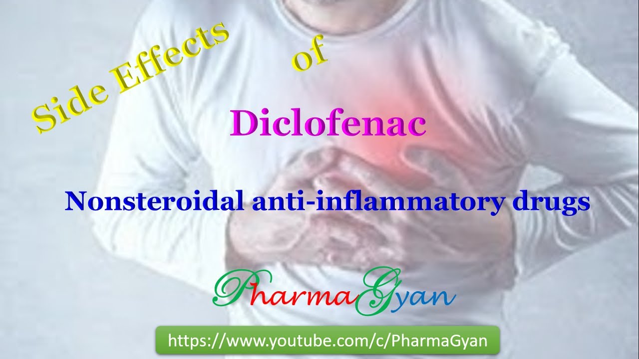 Diclofenac side effects - YouTube
