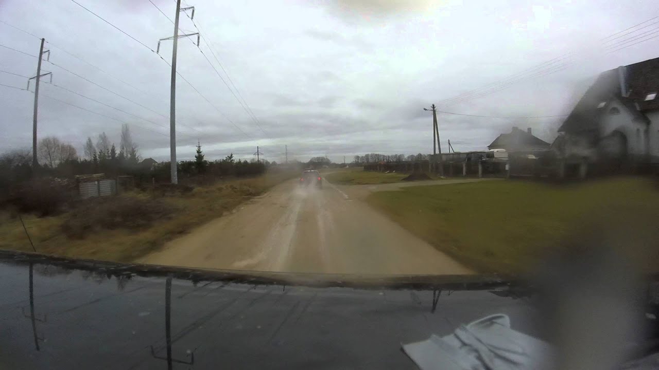 MK2 golf brakes gone, big crash - YouTube