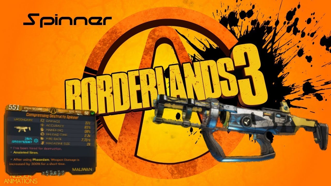Borderlands 3 "Destructo Spinner" Legendary Guide - YouTube