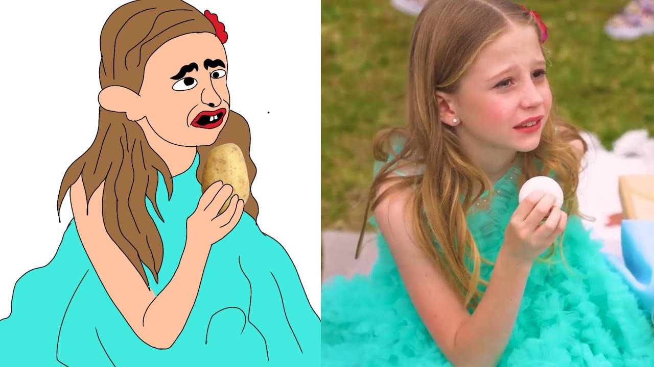 Nastya and her birthday party for 9 years drawing meme | like nastya ...