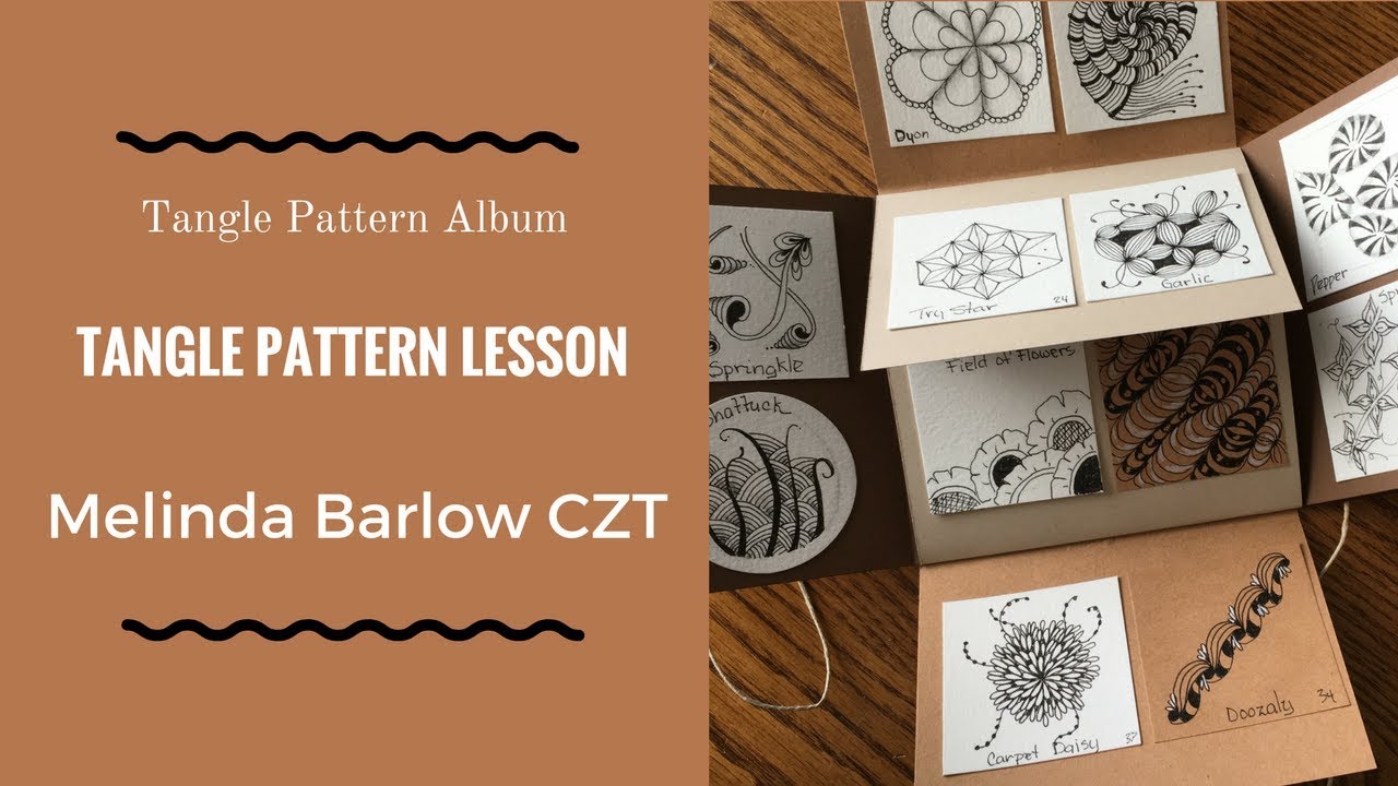 Tangle Pattern Album Lesson # 261 - YouTube
