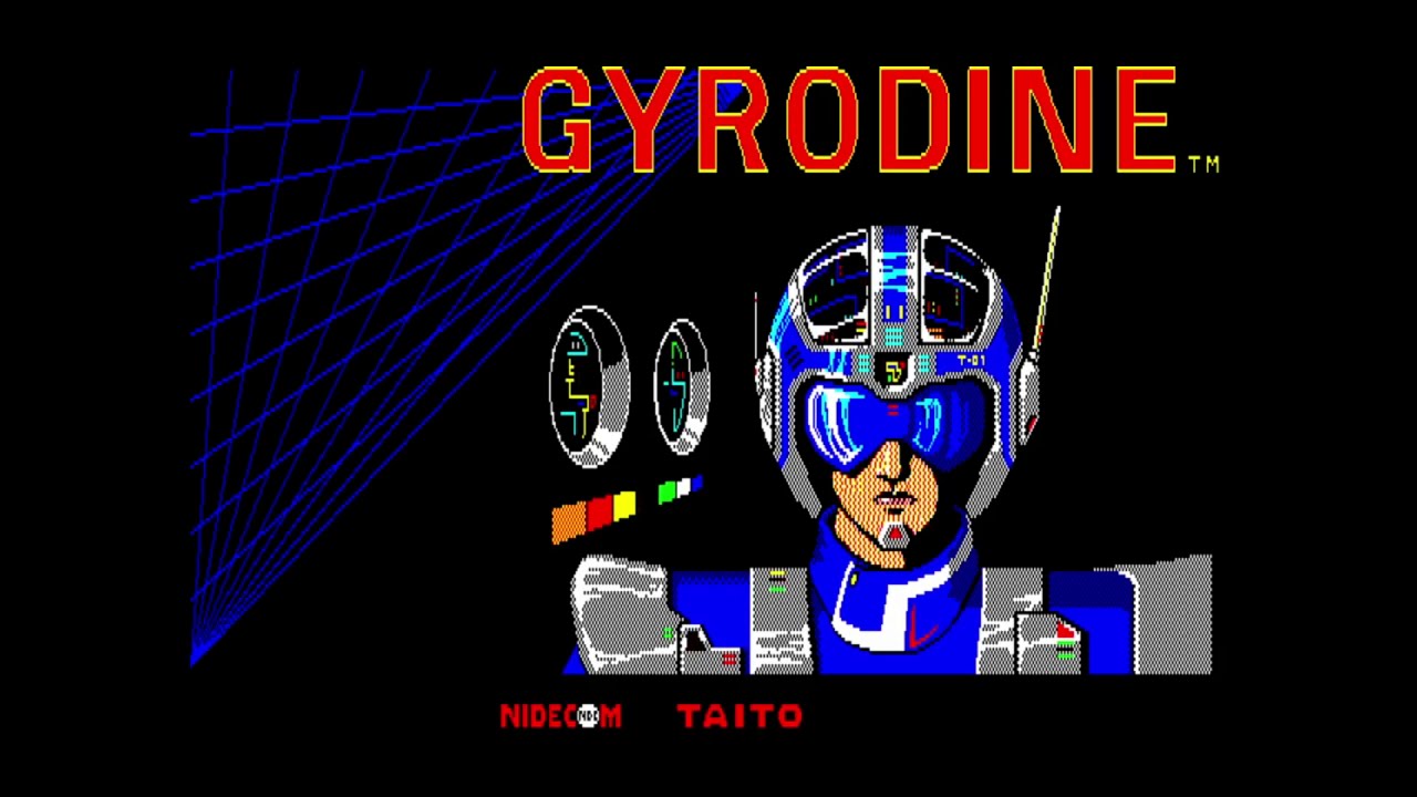 Gyrodine (ジャイロダイン) for the NEC PC-88 - YouTube