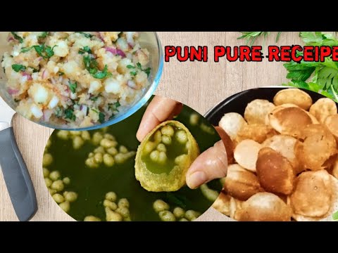 How To Make Pani Pure At Home | Pani Pure recipe in Bengali #panipuri # ...