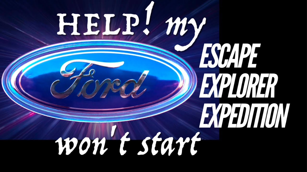 Ford Escape Won't Start! - YouTube