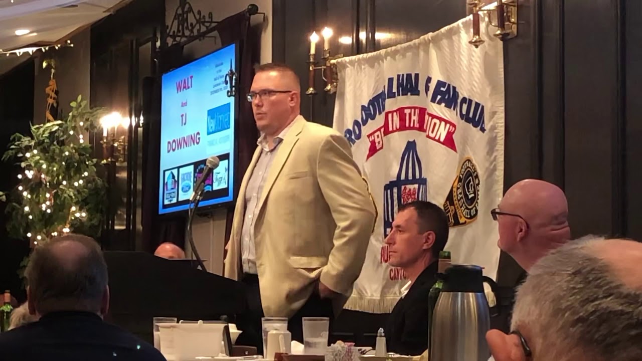 TJ Downing praises Stark County football - YouTube